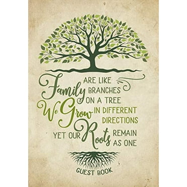 Family Reunion Guest Book: Guests Write And Sign In, Memories Keepsake ...