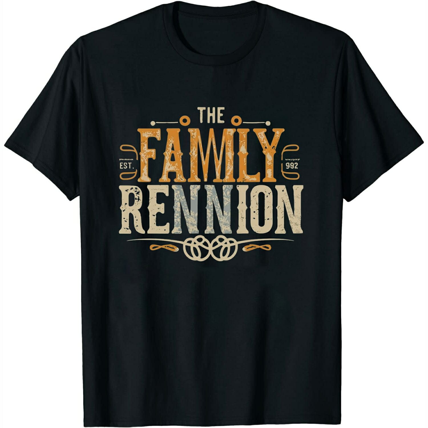 Family Reunion Meeting Families Gathering Casual Womens T Shirts Black ...