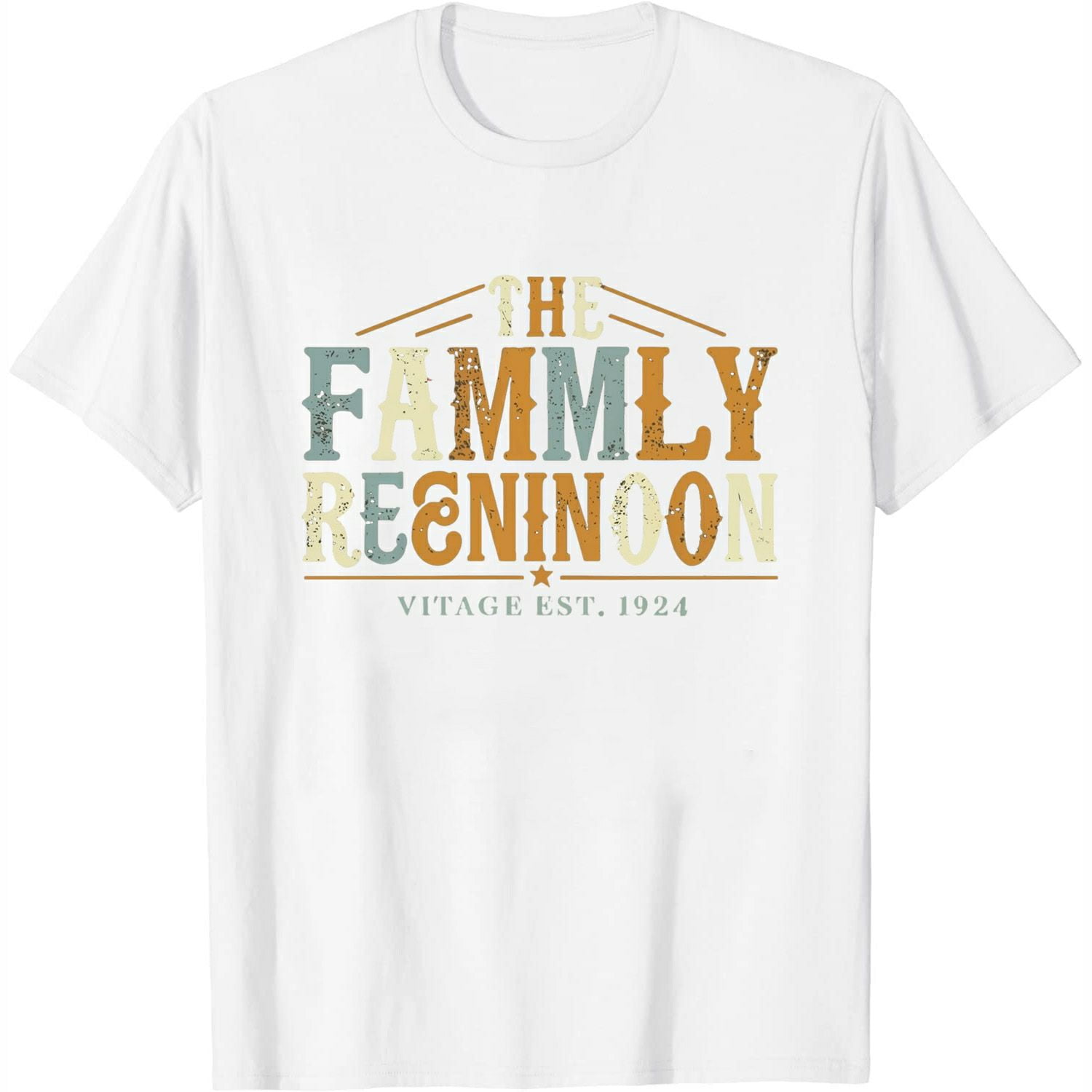 Family Reunion Meeting Families Gathering Funny Shirts White - Walmart.com