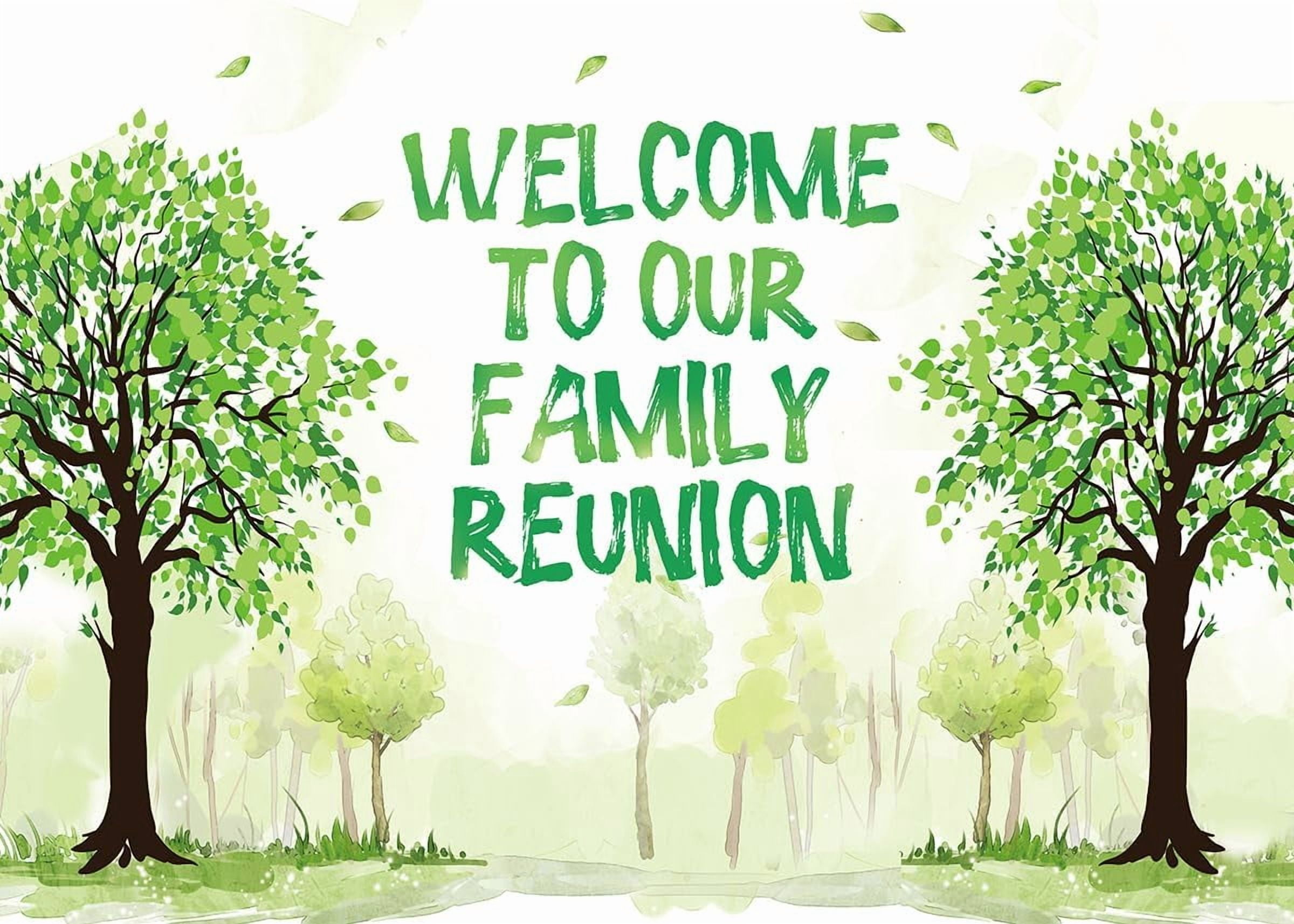 Family Reunion Perfect Photography Background Welcome to Our Family ...