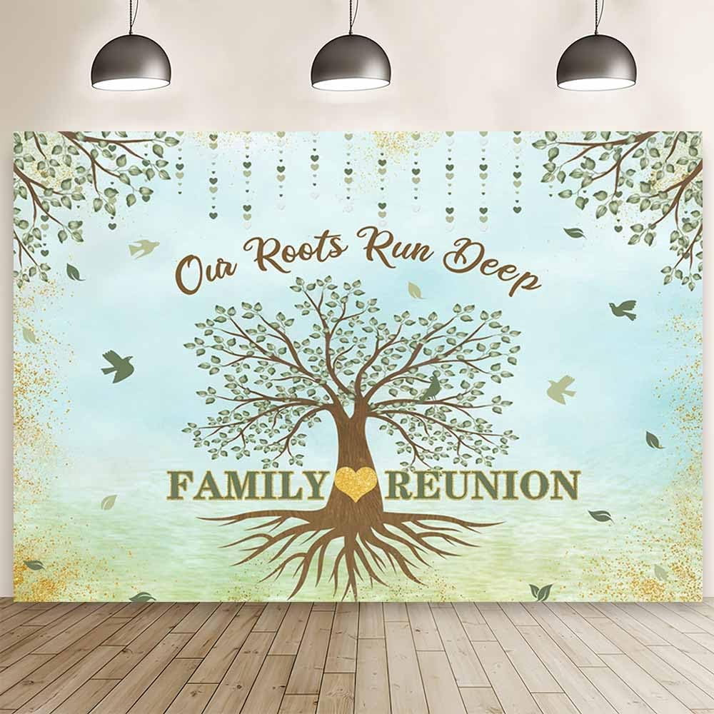 Family Reunion Pretty Backdrop - Our Roots Run Deep Photography ...