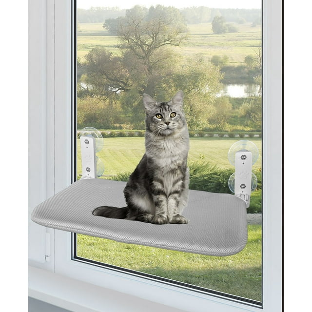 Family Safe Cordless Portable Foldable Cat Window Perch Hammock with ...