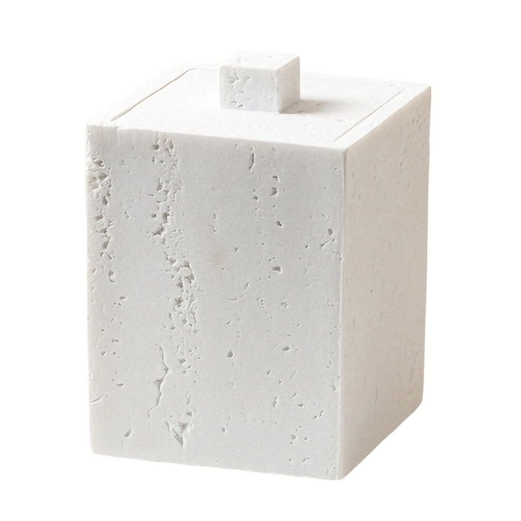 Family Safe Resin Container for Cotton Swabs and Toothpicks Wabi Sabi ...