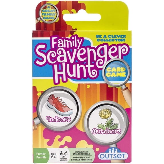 Family Scavenger Hunt Card Game Travel Friendly Indoor and Outdoor ...