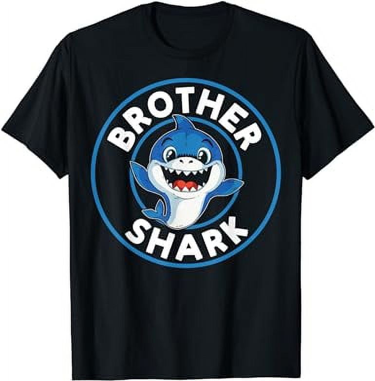 Family Shark Lover Funny Cute Brother Shark T-Shirt - Walmart.com