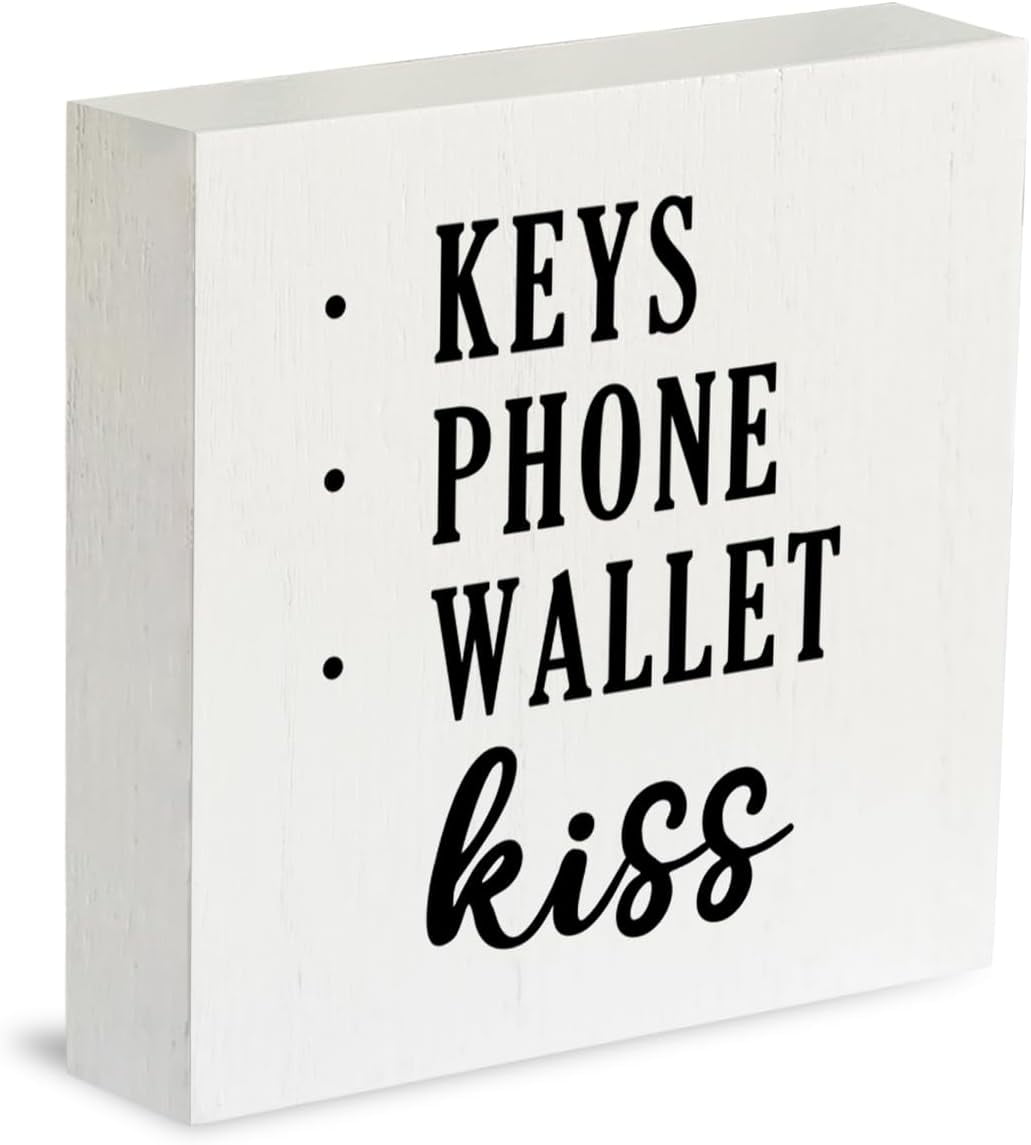 Family Sign Farmhouse Home Office Decor Rustic Wooden Box Sign Romantic ...