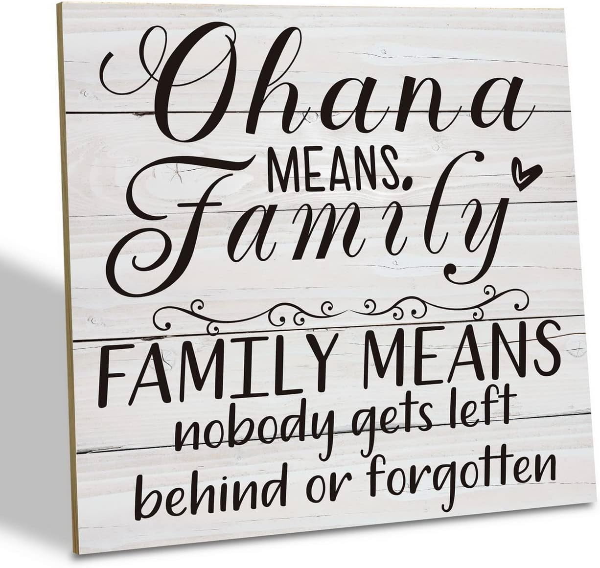 Family Sign, Ohana Means Family, Family Means Nobody Gets Left Behind ...