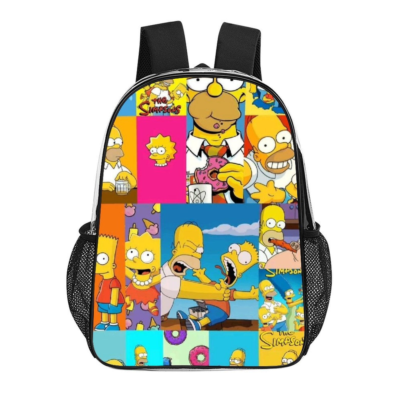 Family The Simpsons Clear Backpack Transparent Bag Large Capacity ...