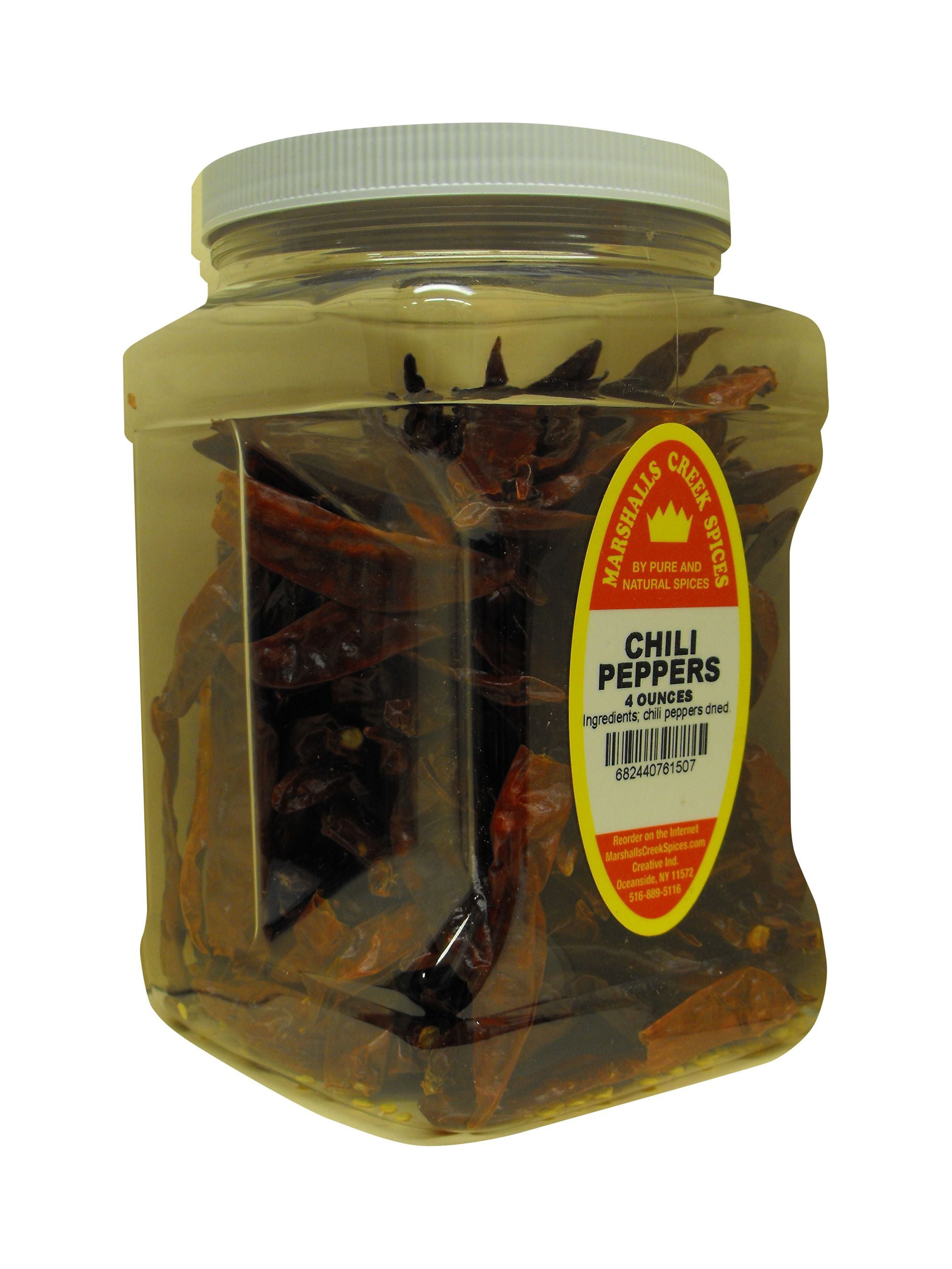 Family Size Marshalls Creek Spices Chili Peppers Whole, 4 Ounces ...