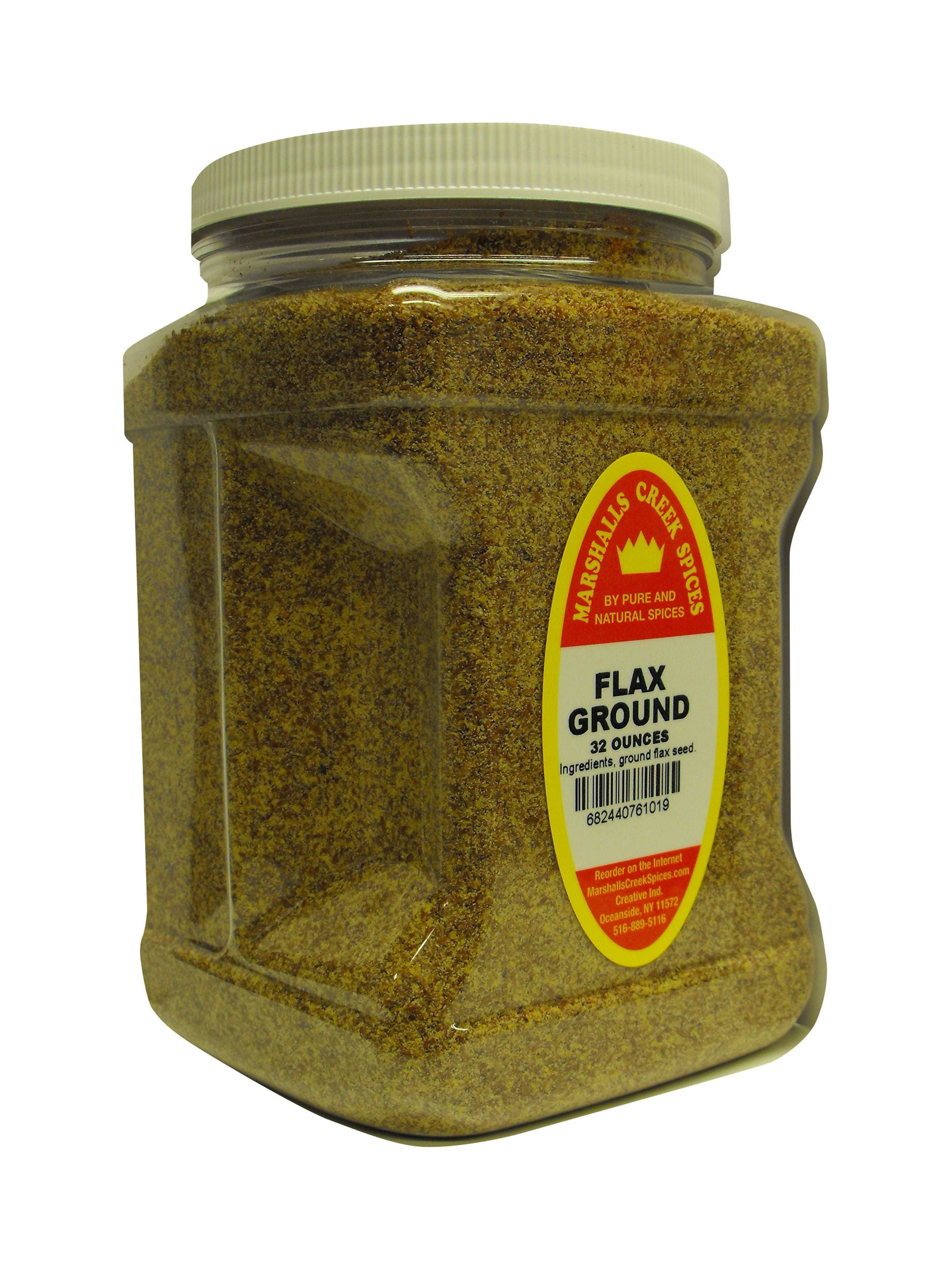 Family Size Marshalls Creek Spices Flax Seed Ground Seasoning, 32 Ounce ...