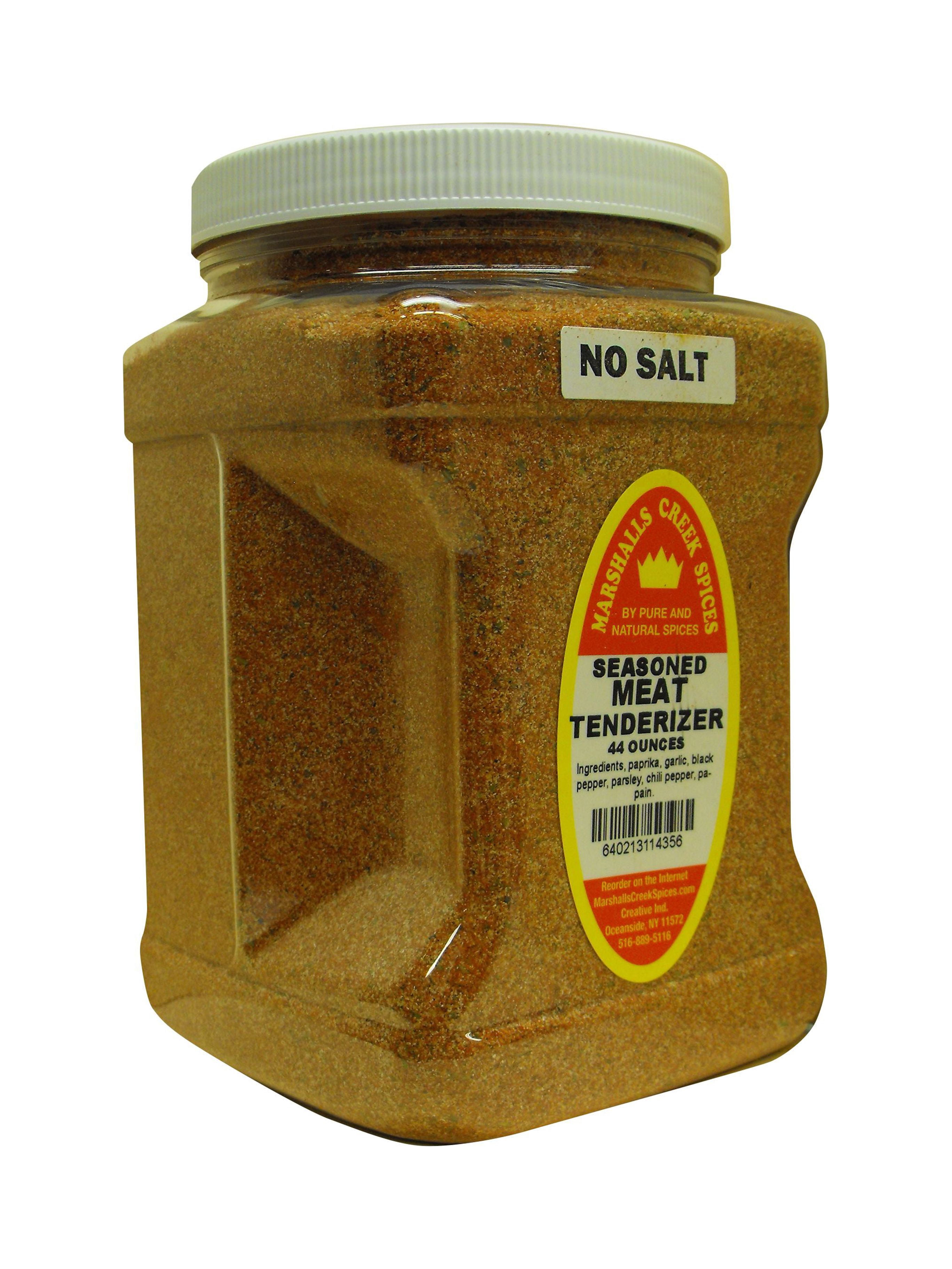 Marshalls Creek Spices Family Size Seasoned Meat Tenderizer, Unsalted ...