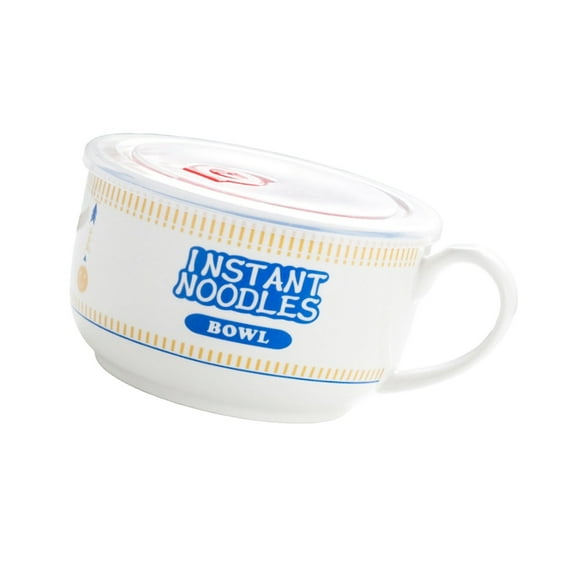 Family Size Ramen Bowl 1100ml Microwave Safe Cartoon Decoration ...