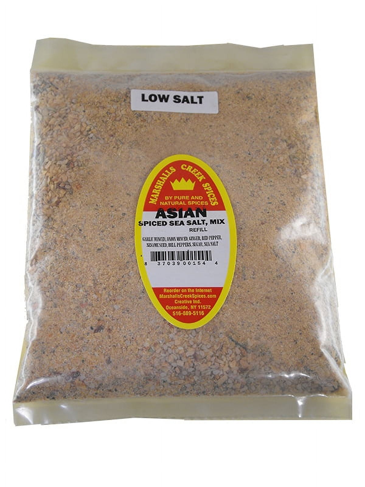 Family Size Refill Marshalls Creek Spices Low Salt, Asian Spiced Sea ...