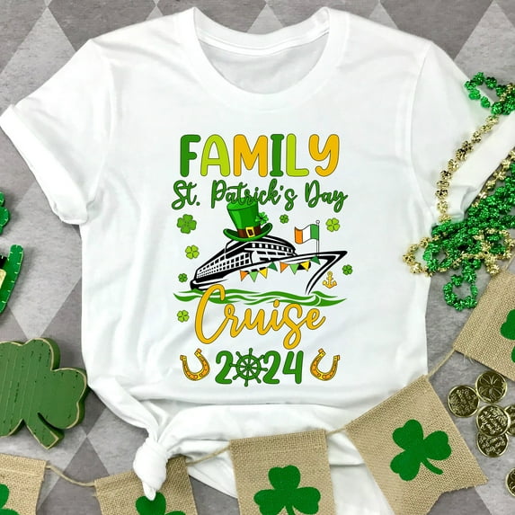 Family St Patrick's Day Cruise 2024 Shirt, Family Cruise Squad Shirt ...