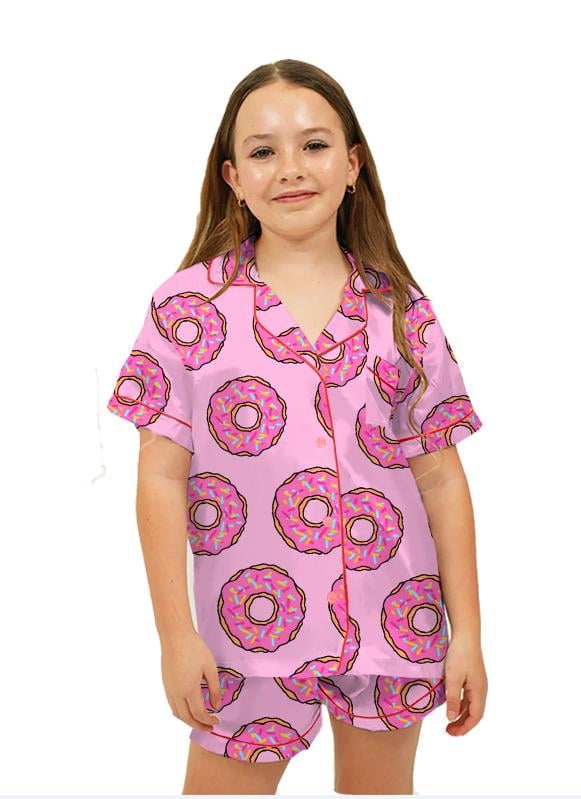 Family Summer Matching Sleepwear: Mommy and Me Pajamas Sea Shell Print ...