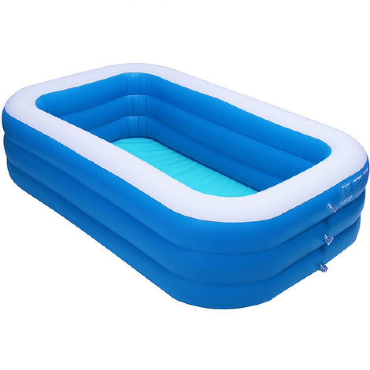 Family Swimming Oasis, Inflatable Pool with Bubble Bottom Design for ...