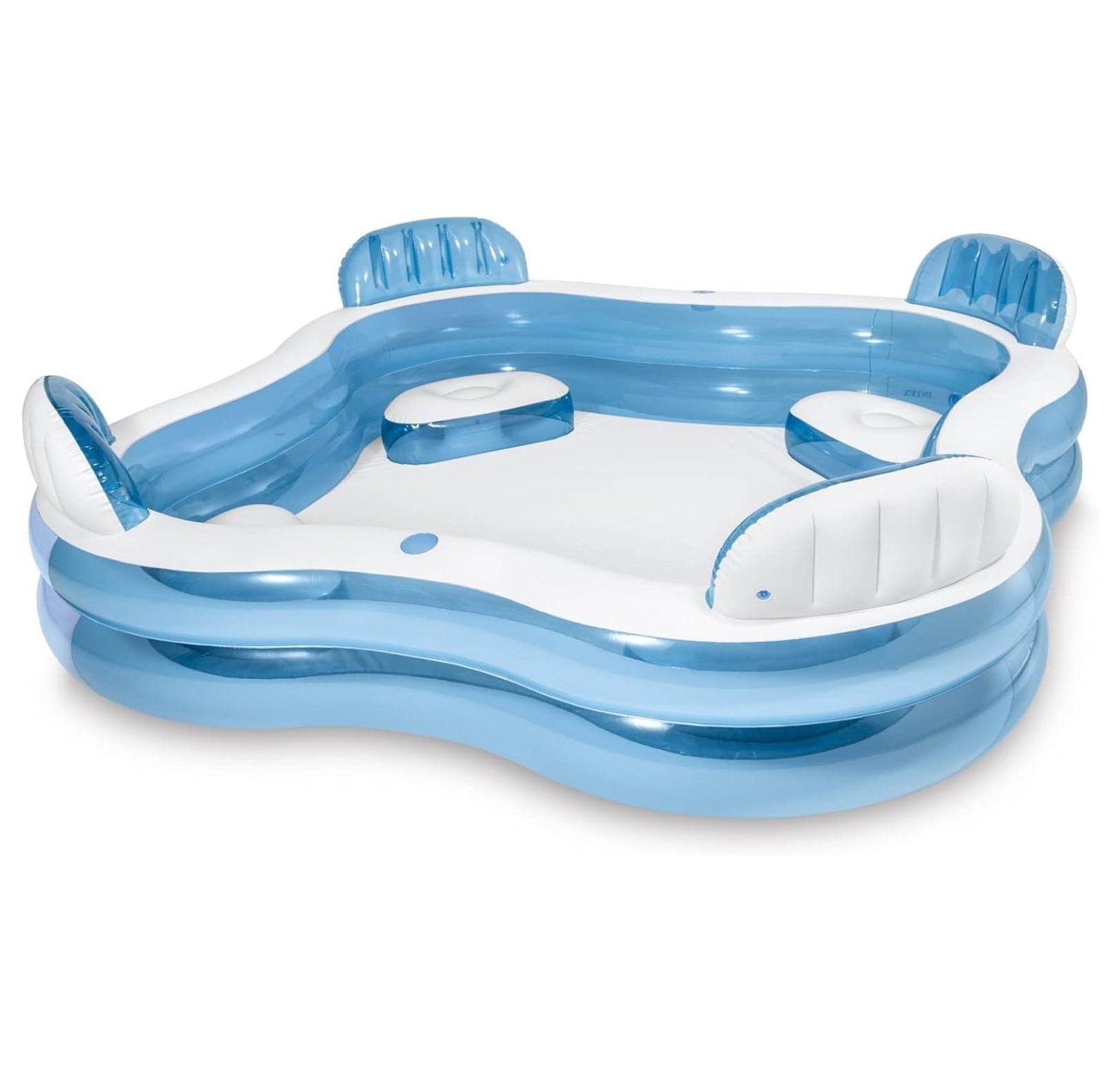 Family Swimming Pool, Inflatable Large Swim Center with 4 Built-in ...