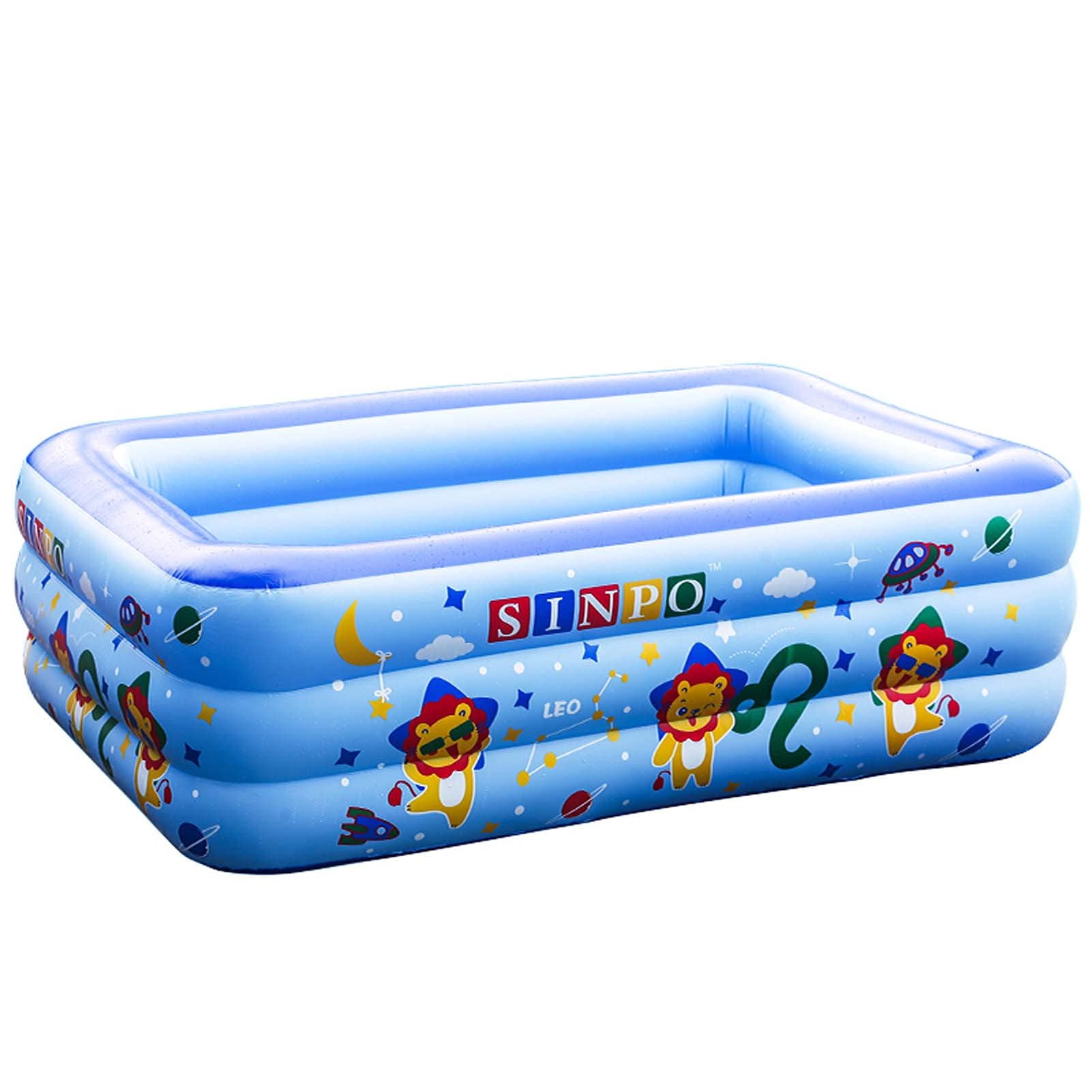 Family Swimming Pool for Kids and Adults 71x55x24 Inch, Inflatable Pool ...