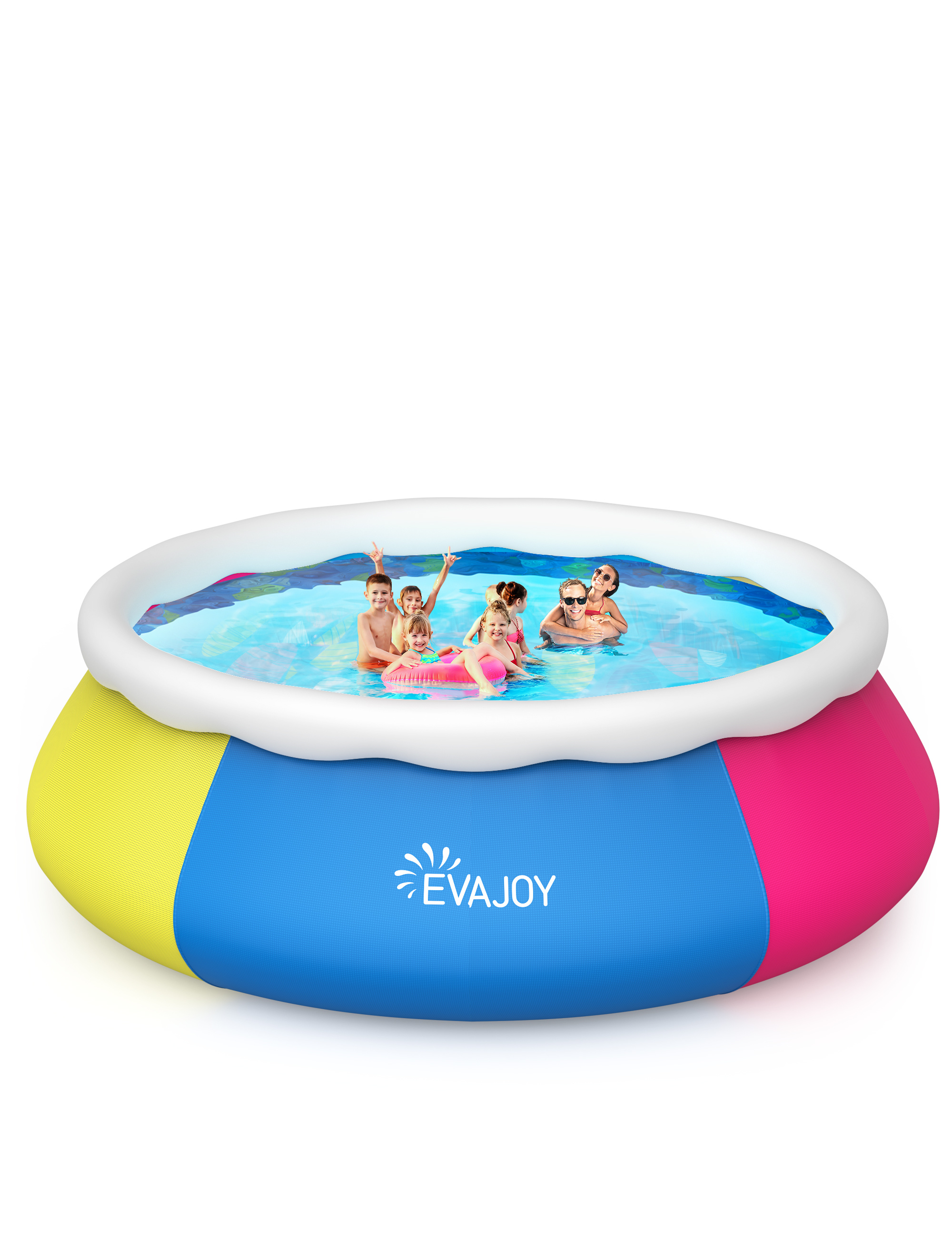Family Swimming Pool Set with Accessories - 14ft x 7ft x 48in - 75.0 ...