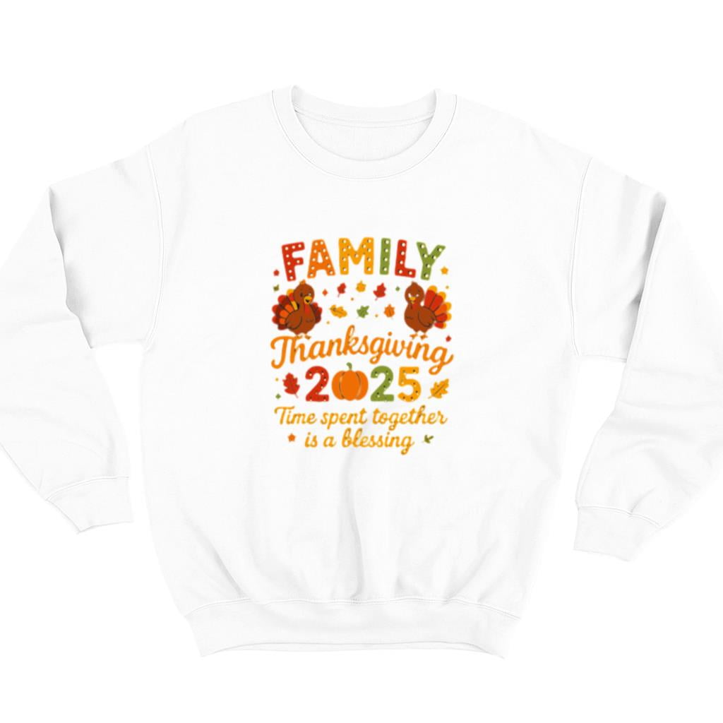 Family Thanksgiving 2025 Matching Turkey Crew Men Women Kids Graphic ...