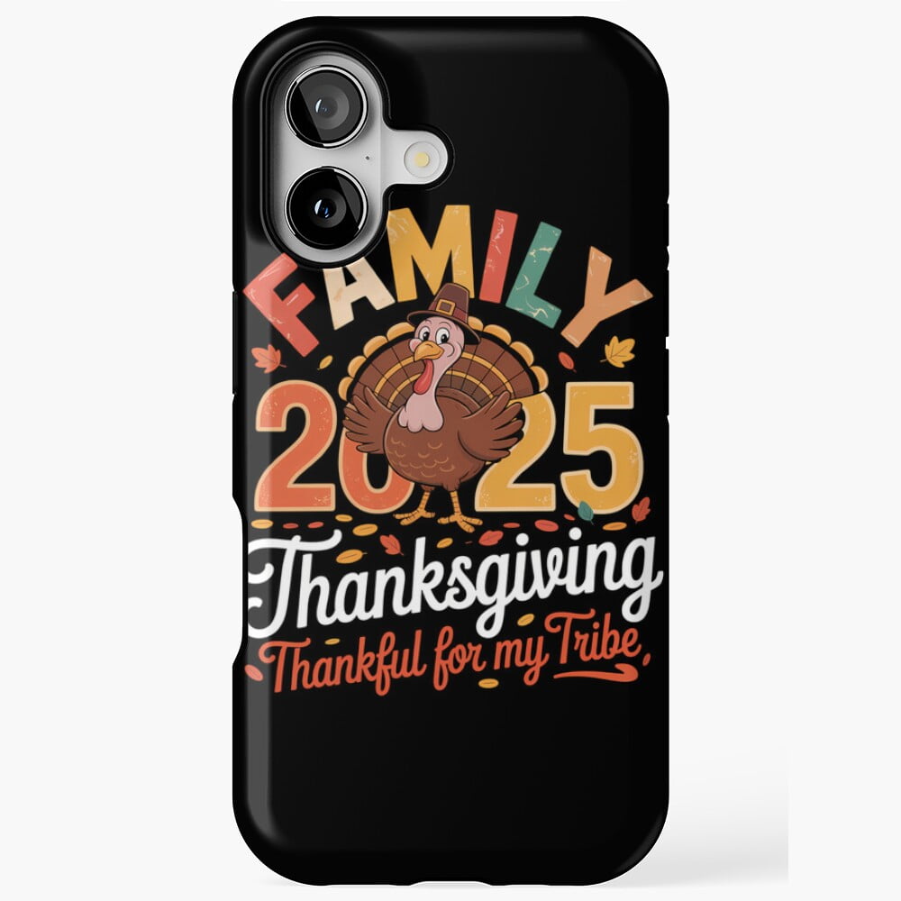 Family Thanksgiving Crew Turkey Holiday Dinner Case for iPhone 11-17 ...