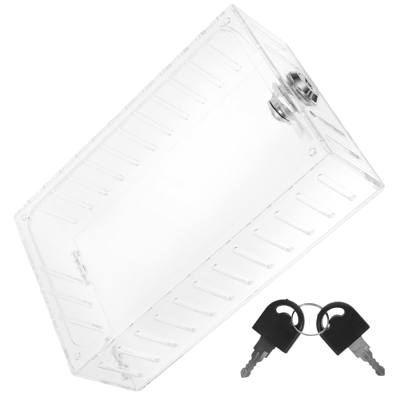 Family The Offic Thermostat Lock Box Transparent Plastic Metal ...