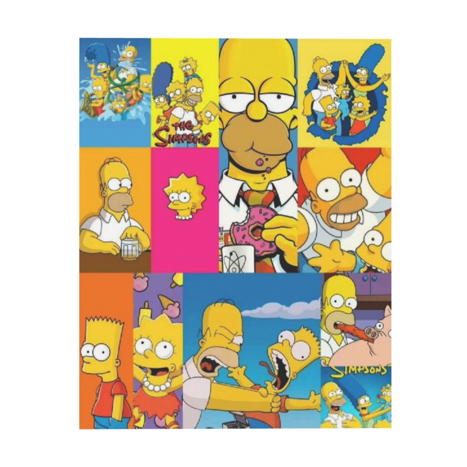 Family The Simpsons Canvas Decorative Poster Art Picture Painting ...