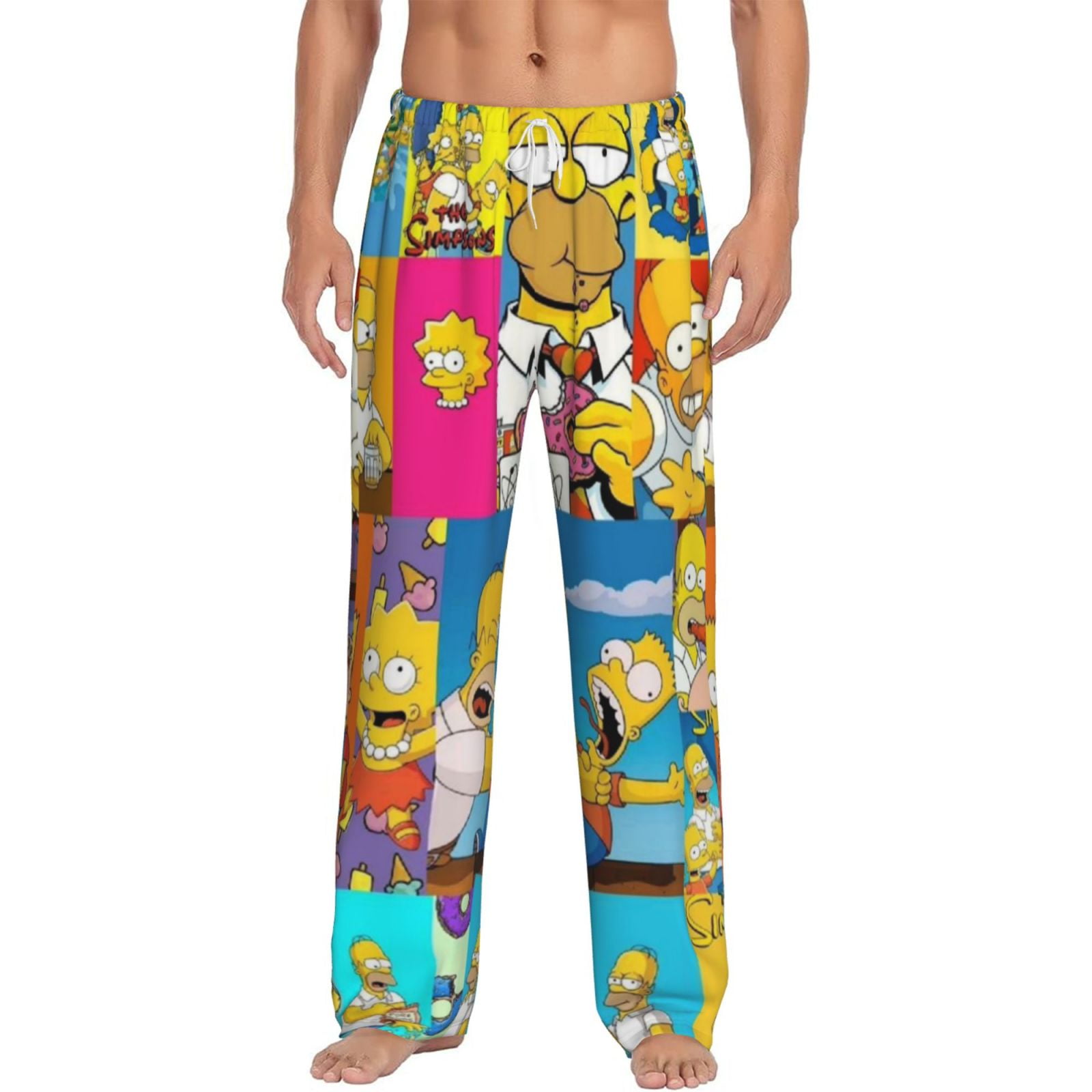 Family The Simpsons Men's Pajama Pants Lounge Fashion Cozy Daily ...