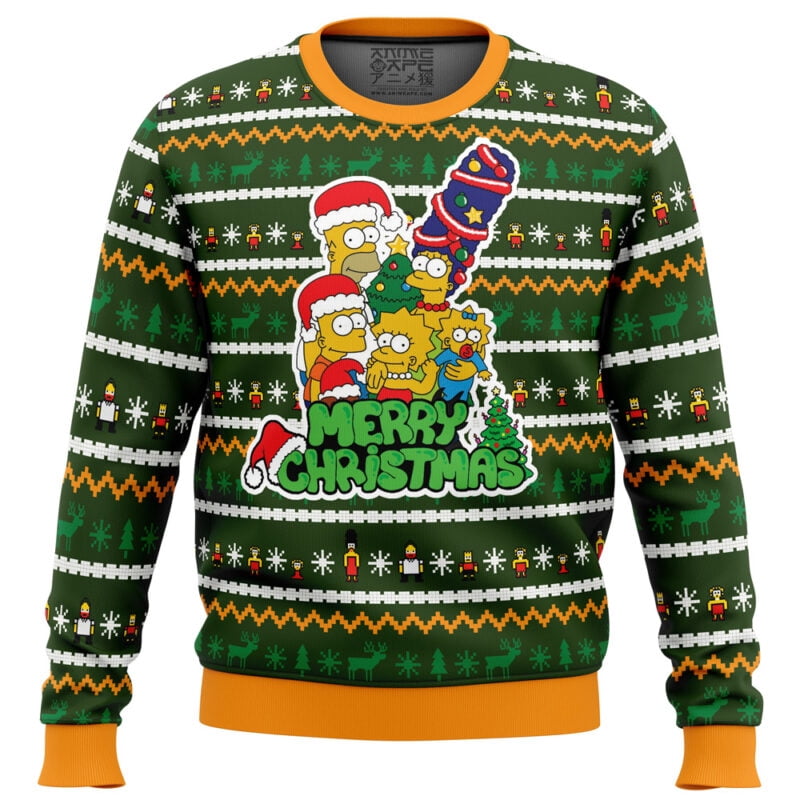 Family Tradition The Simpsons Ugly Christmas Sweater - Walmart.com