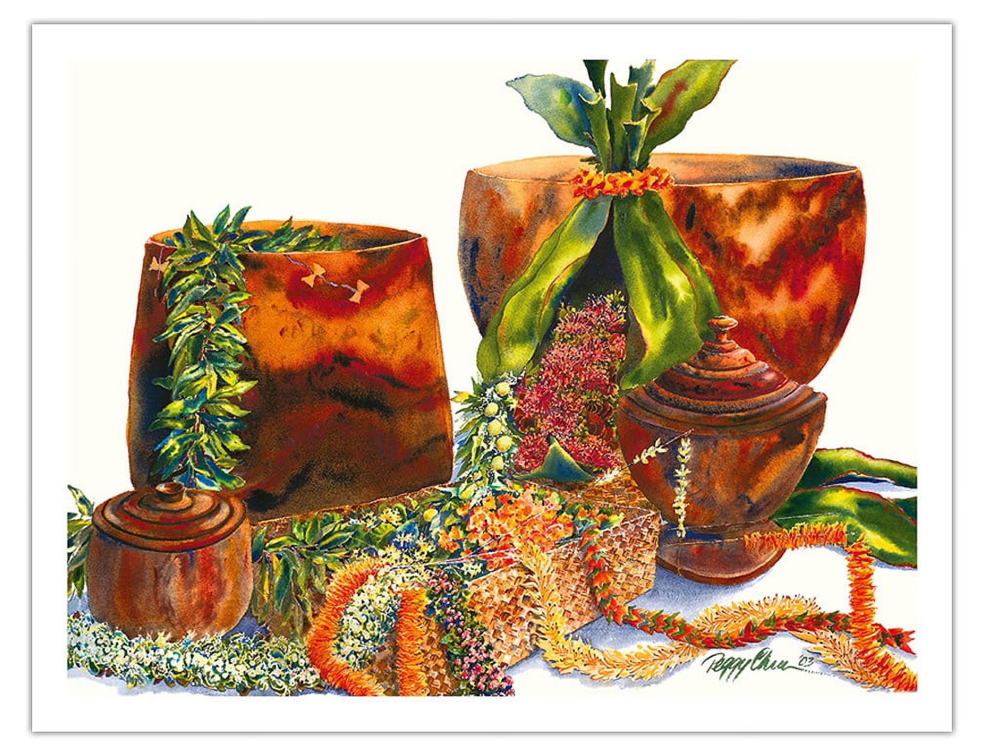 Family Treasures - Hawaiian Island Heirlooms - Leis Koa Wood Bowls ...