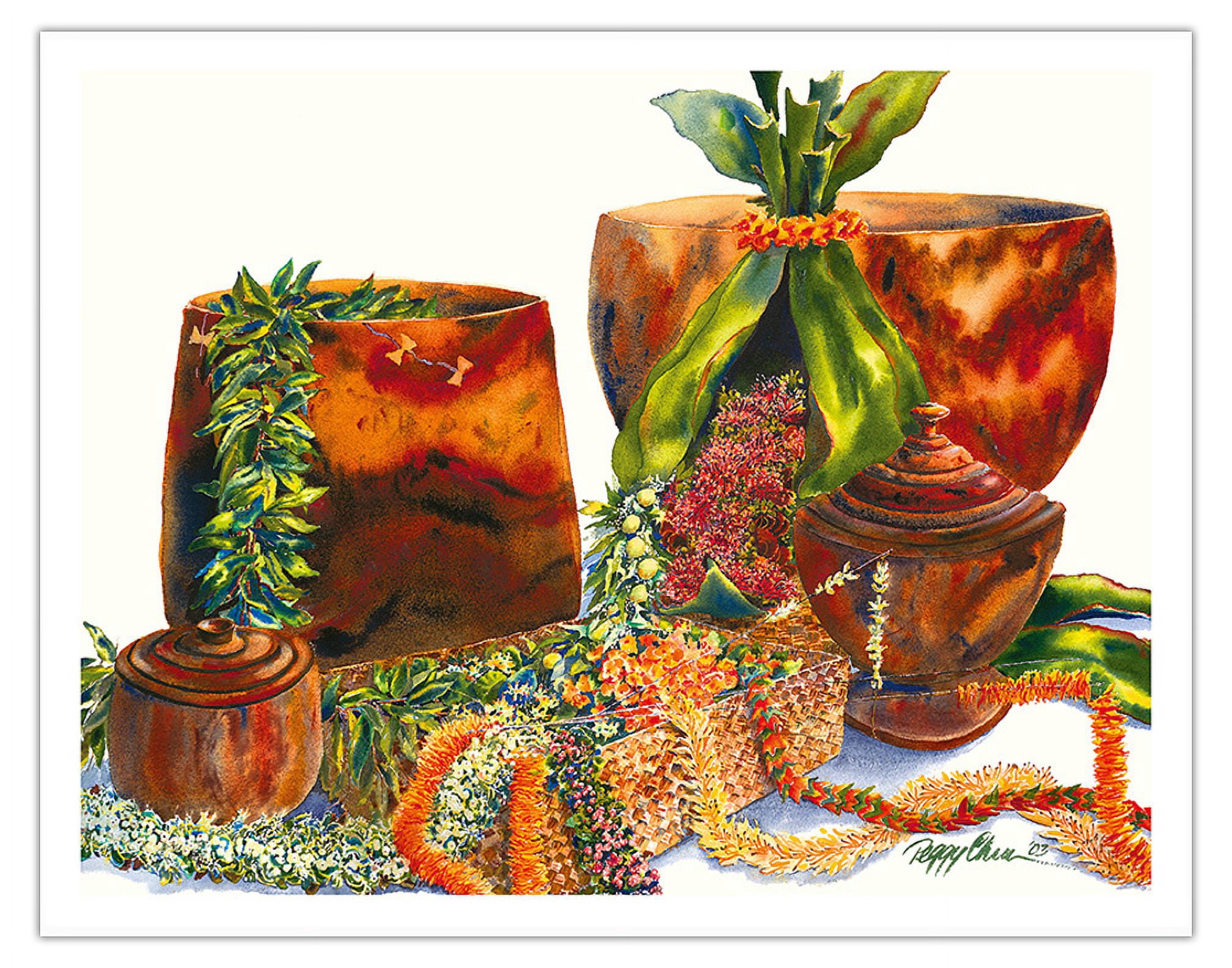 Family Treasures - Hawaiian Island Heirlooms - Leis Koa Wood Bowls ...