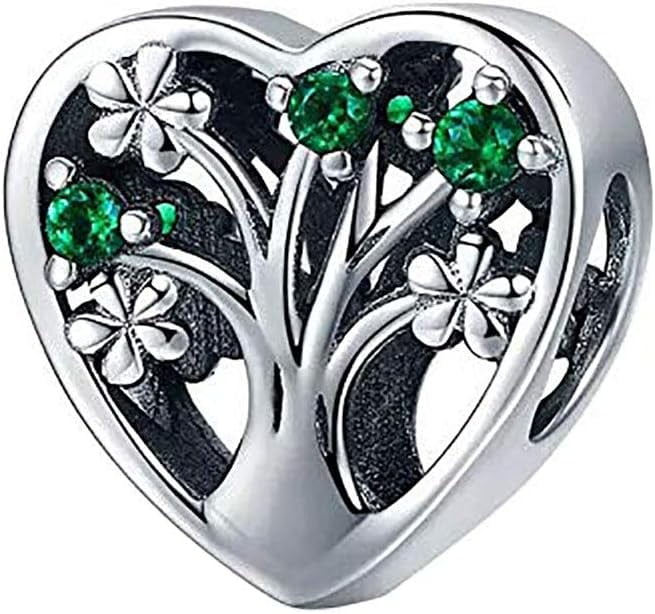 Family Tree Charm 925 Sterling Silver Family Charm Beads For Fashion ...