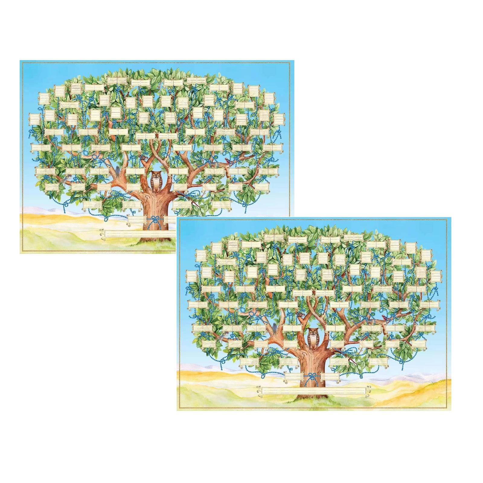 Family Tree Charts To Fill In Fillable Genealogy Charts Blank Family ...