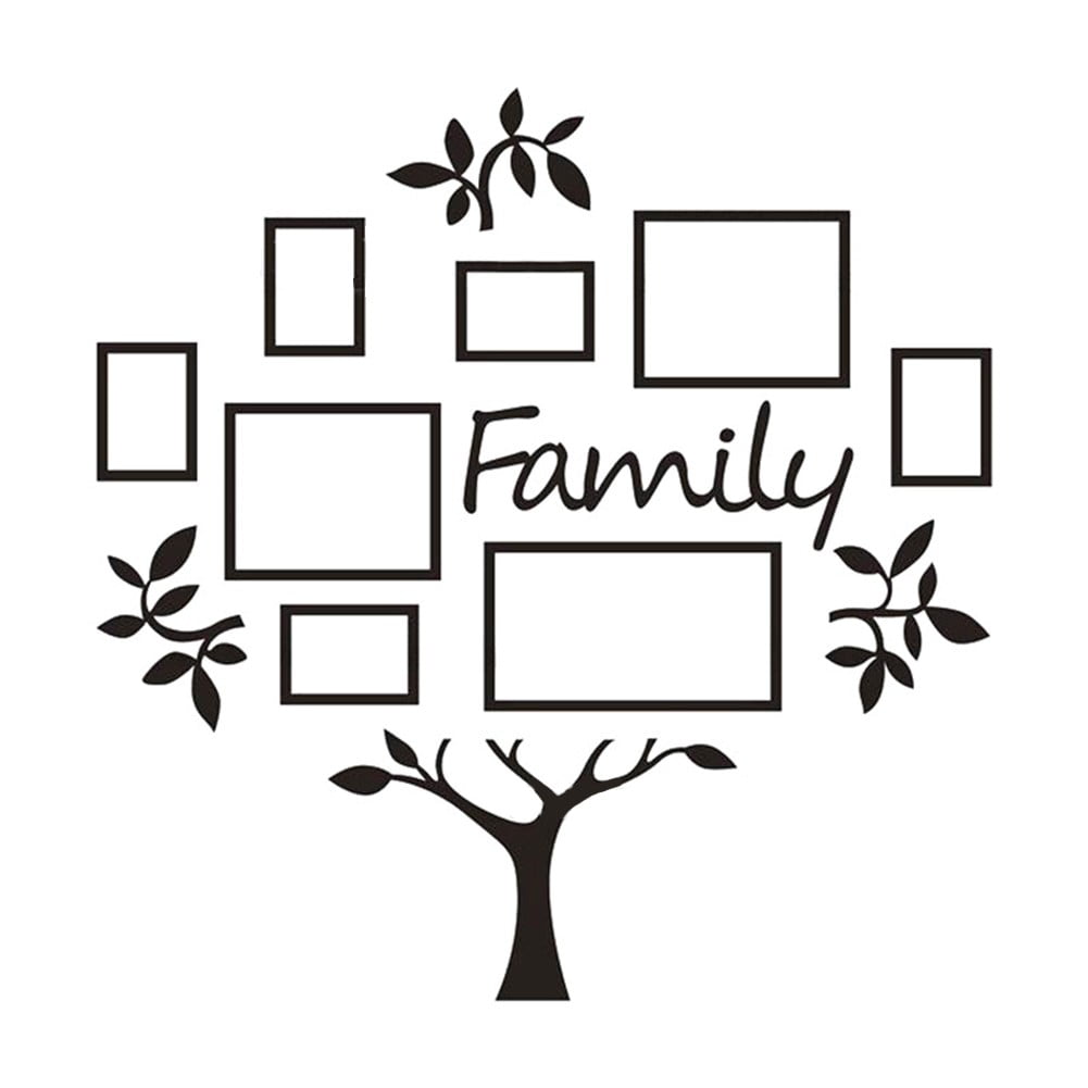 Family Tree Collage Family Tree Frame Natural Tree Landscape Acrylic ...