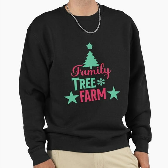 Family Tree Farm Tradition Nature Retro Holiday Graphic Aesthetic ...