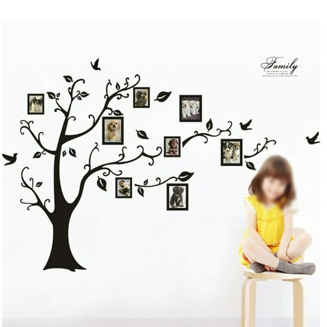 Family Tree Frame Collage Photo Wall-Mounted Memory Tree Pictures Home ...