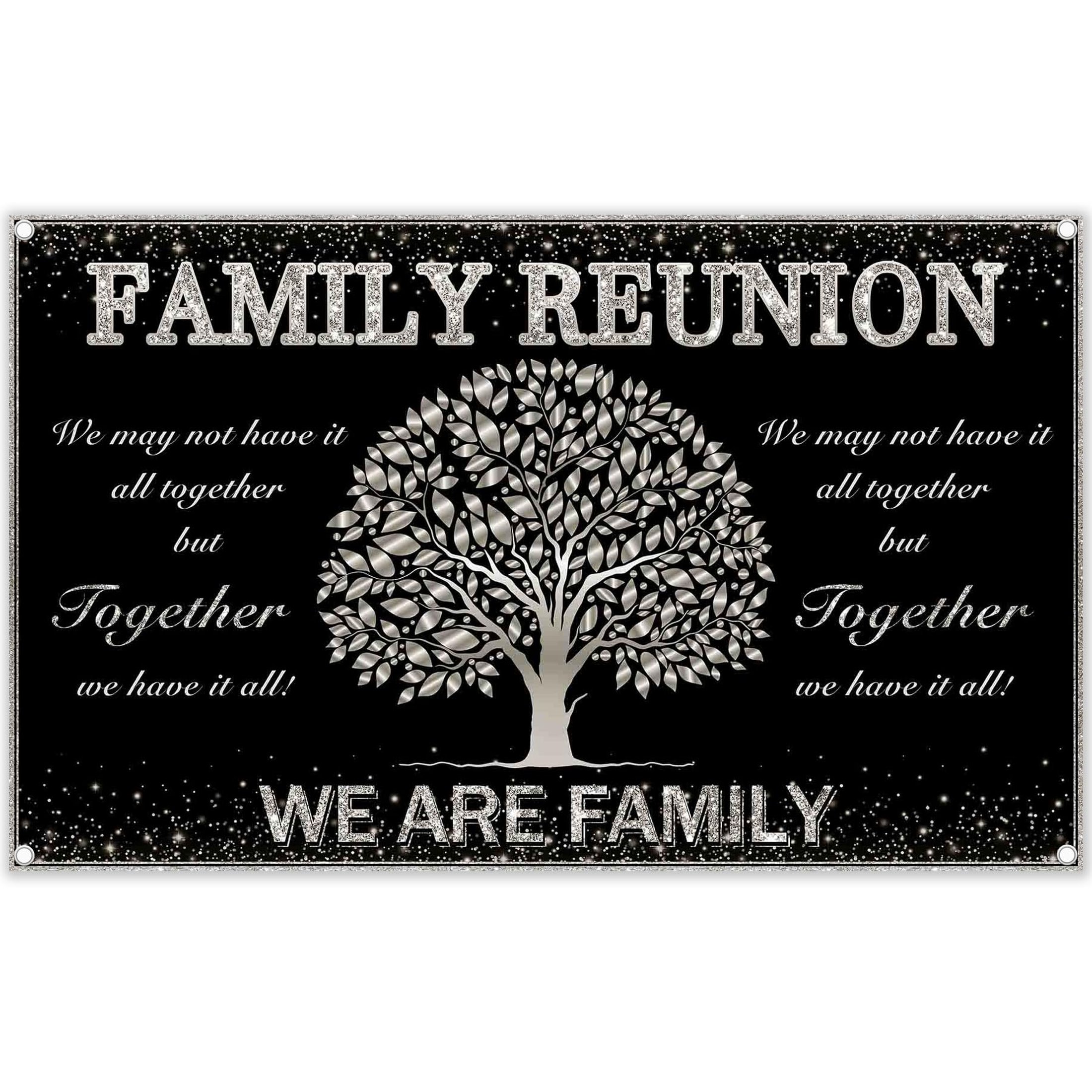 Family Tree Gathering Backdrop 96x60inch - Perfect for Reunions ...