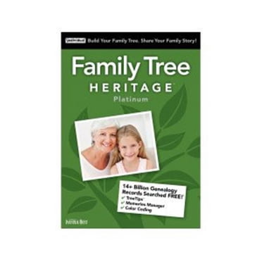 Family Tree Heritage Platinum 9 - Windows, Individual Software ...