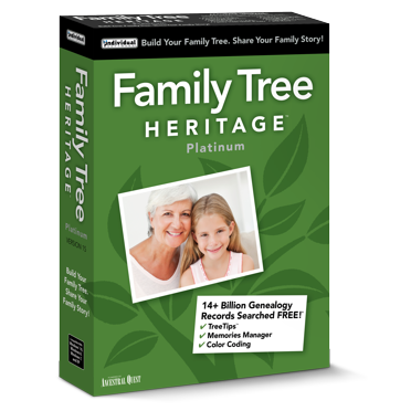 Family Tree Heritage Platinum 9 - Windows, Individual Software ...