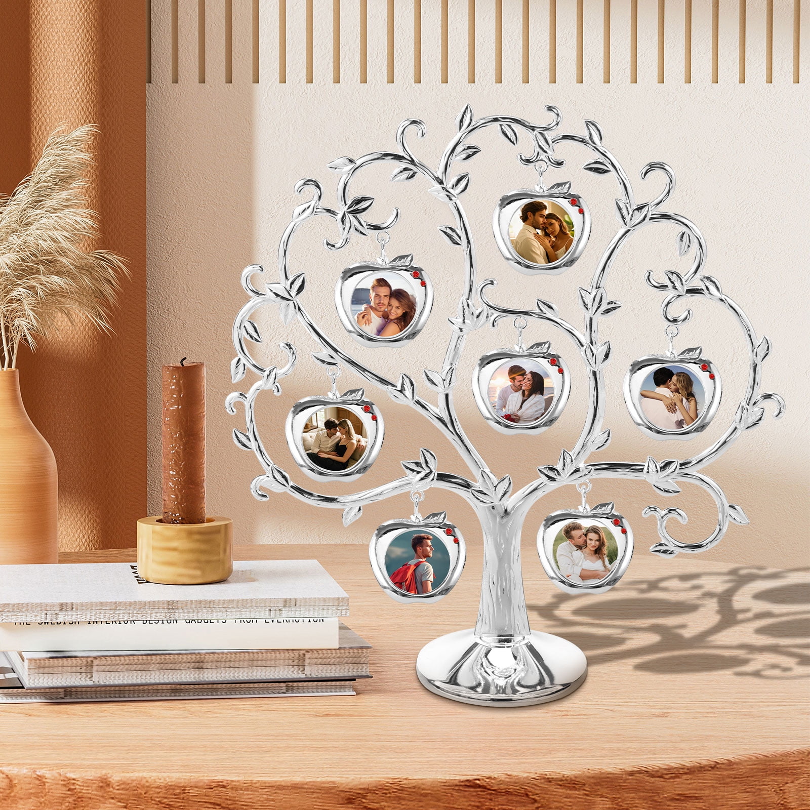 Family Tree Photo Frame - Multi Picture Frame - Apple Tree with 7 ...