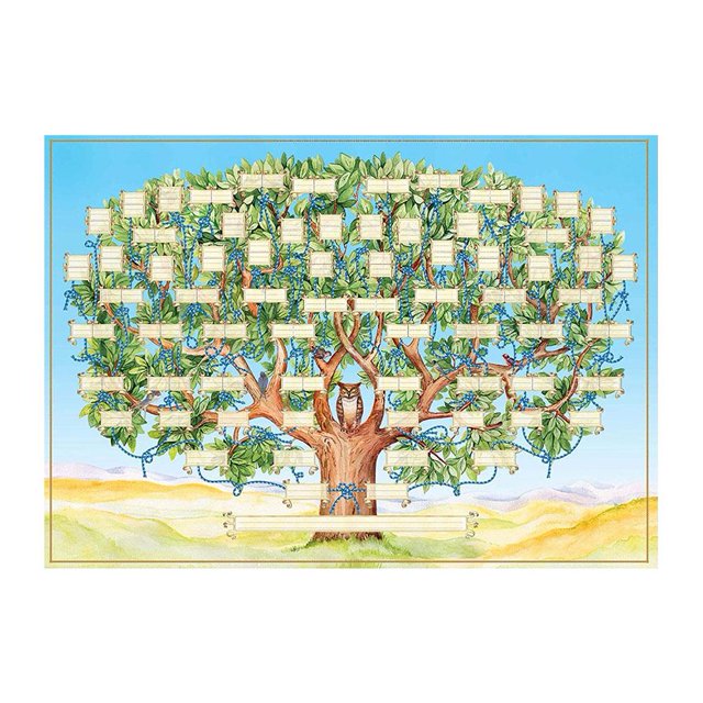 Family Tree Poster, 10 Generation, Family Tree Chart to Fill in, 15 ...