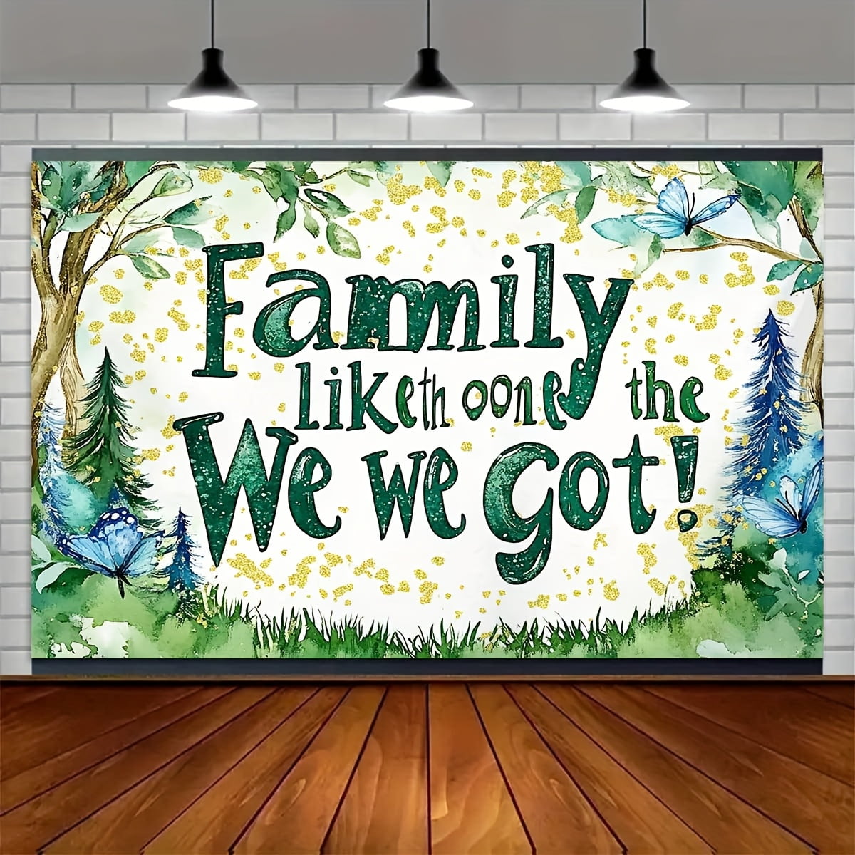 Family Tree Reunion Party Backdrop Family Like One We Got Photography ...