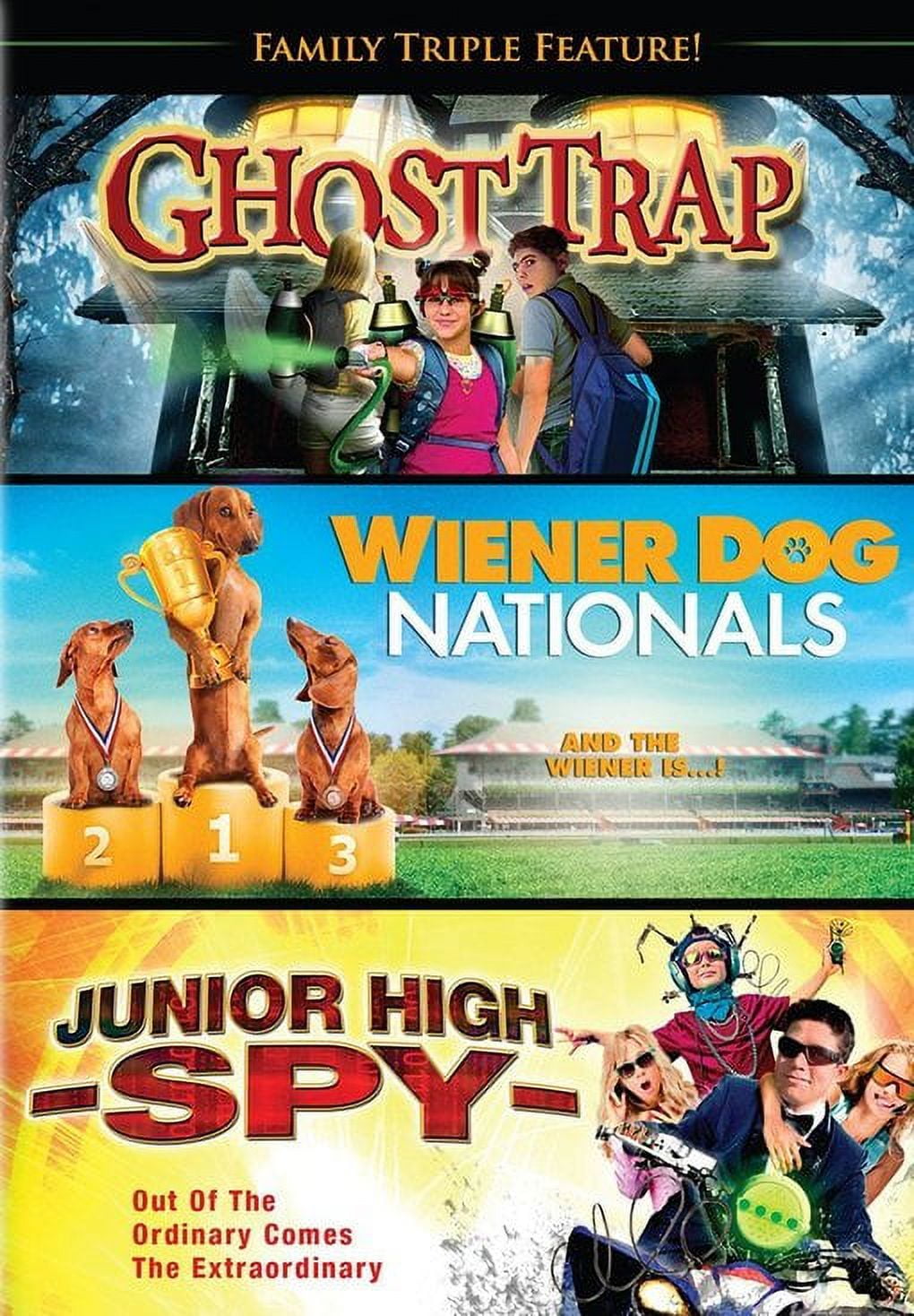 Family Triple Feature: Ghost Trap / Junior High Spy / Wiener Dog ...