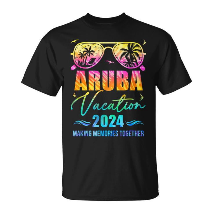 Family Vacation 2024 Aruba Matching Group Summer T-Shirt, Tropical ...