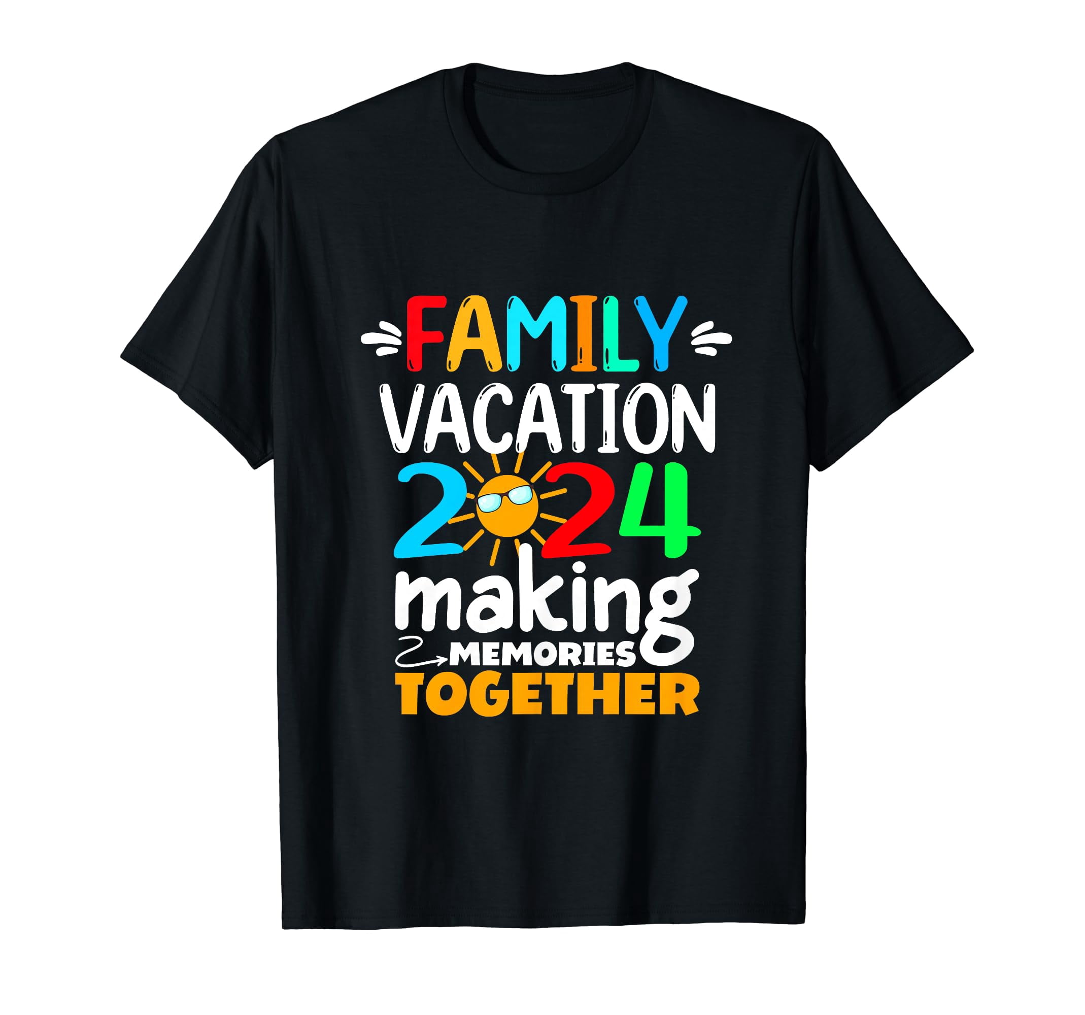 Family Vacation 2024 Beach Matching Summer Family Trip T-Shirt ...