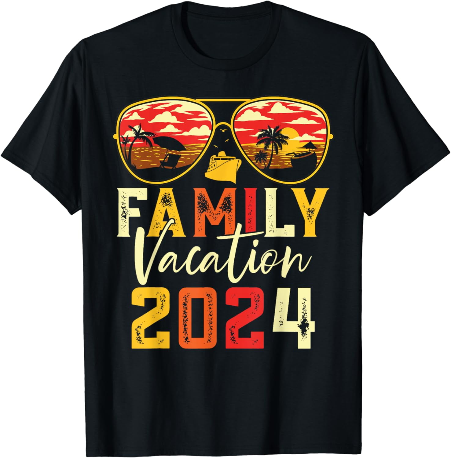 Family Vacation 2024 Beach Matching Summer Vacation T-Shirt - Walmart.com