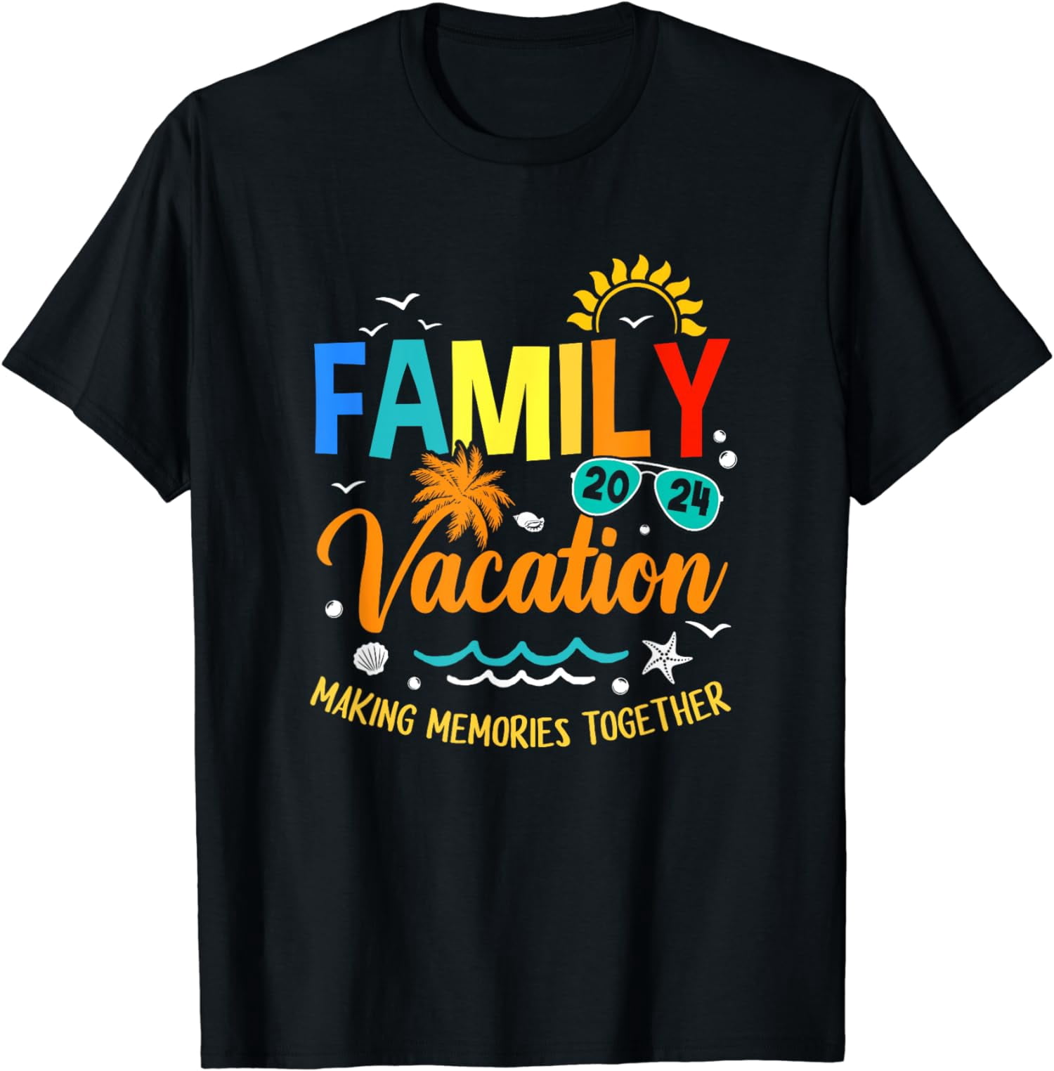 Family Vacation 2024 Making Memories Together Matching T-Shirt ...