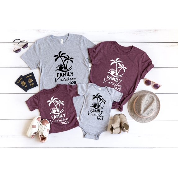 Family Vacation 2025 Shirt Family Vacation Shirt Family Matching Shirt ...