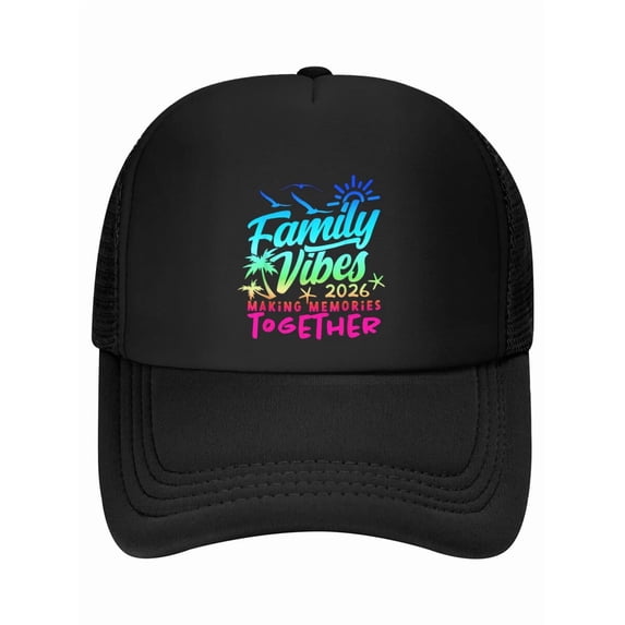 Family Vacation 2026 Beach Matching Family Summer Vacation Baseball Cap ...