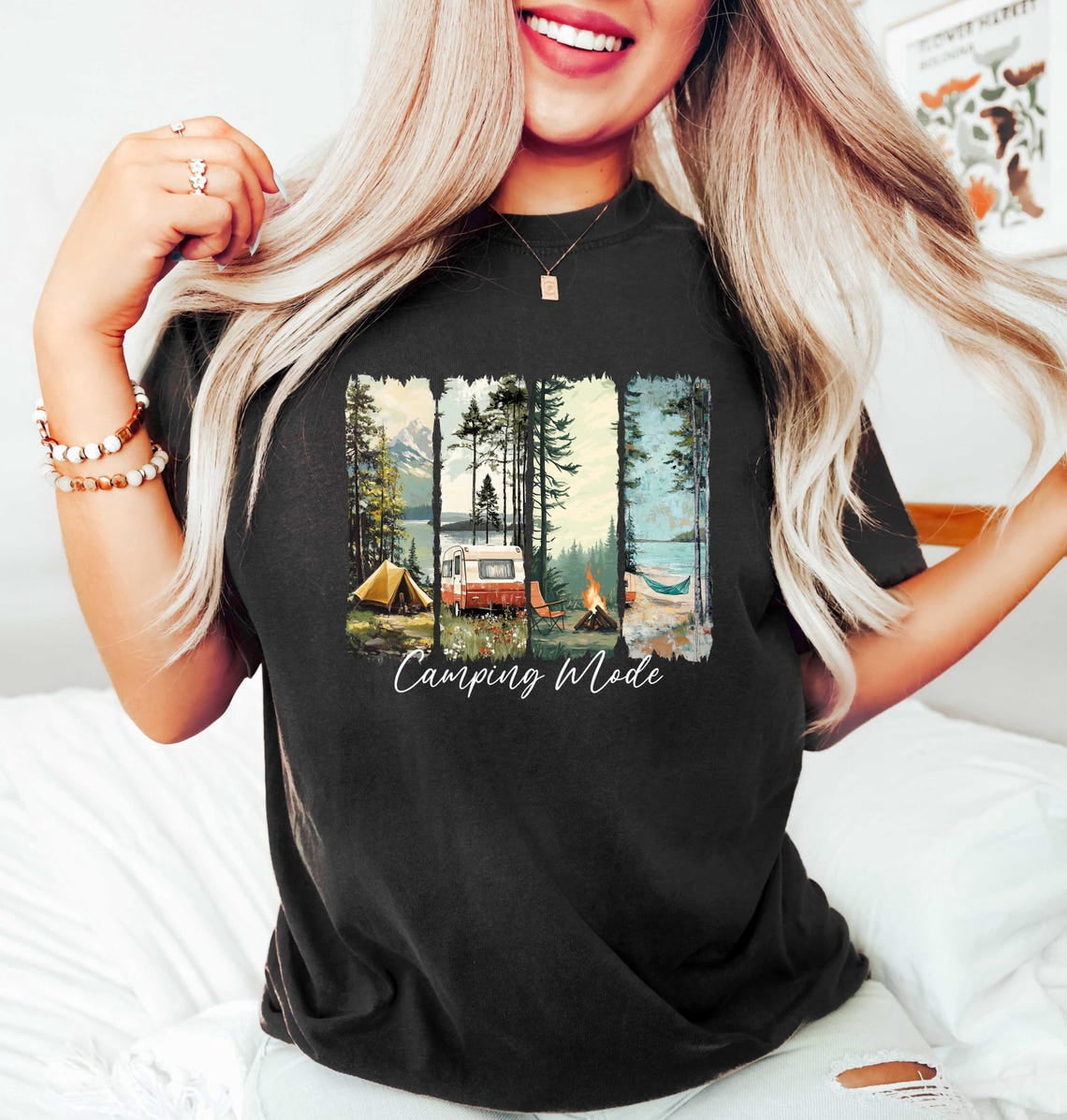 Family Vacation Camping Mode T Shirt, Camping Mode Shirt, Camping Mode ...
